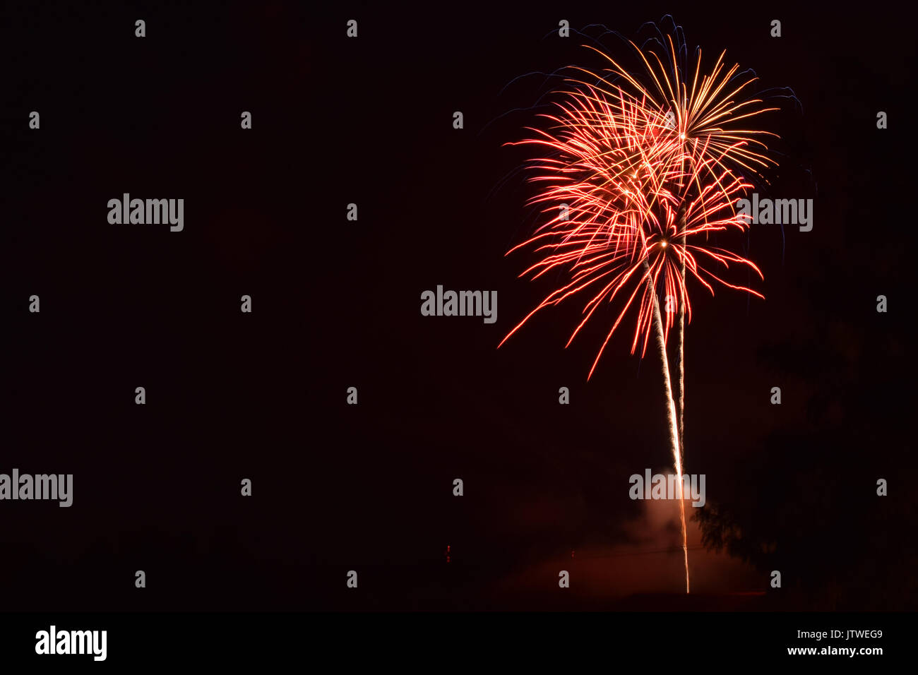 Independence Day Fireworks Celebration Stock Photo - Alamy