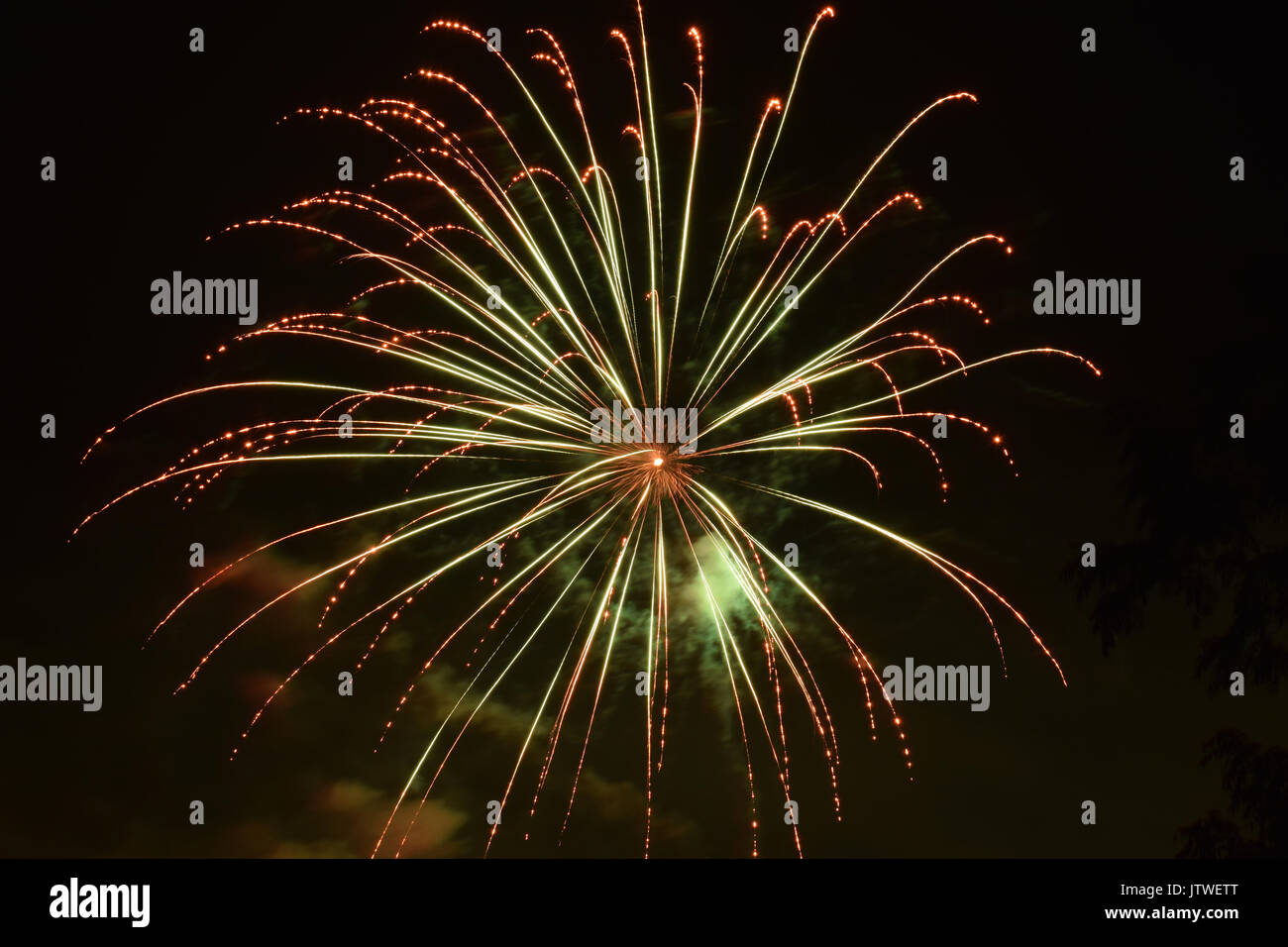 Independence Day Fireworks Celebration Stock Photo - Alamy