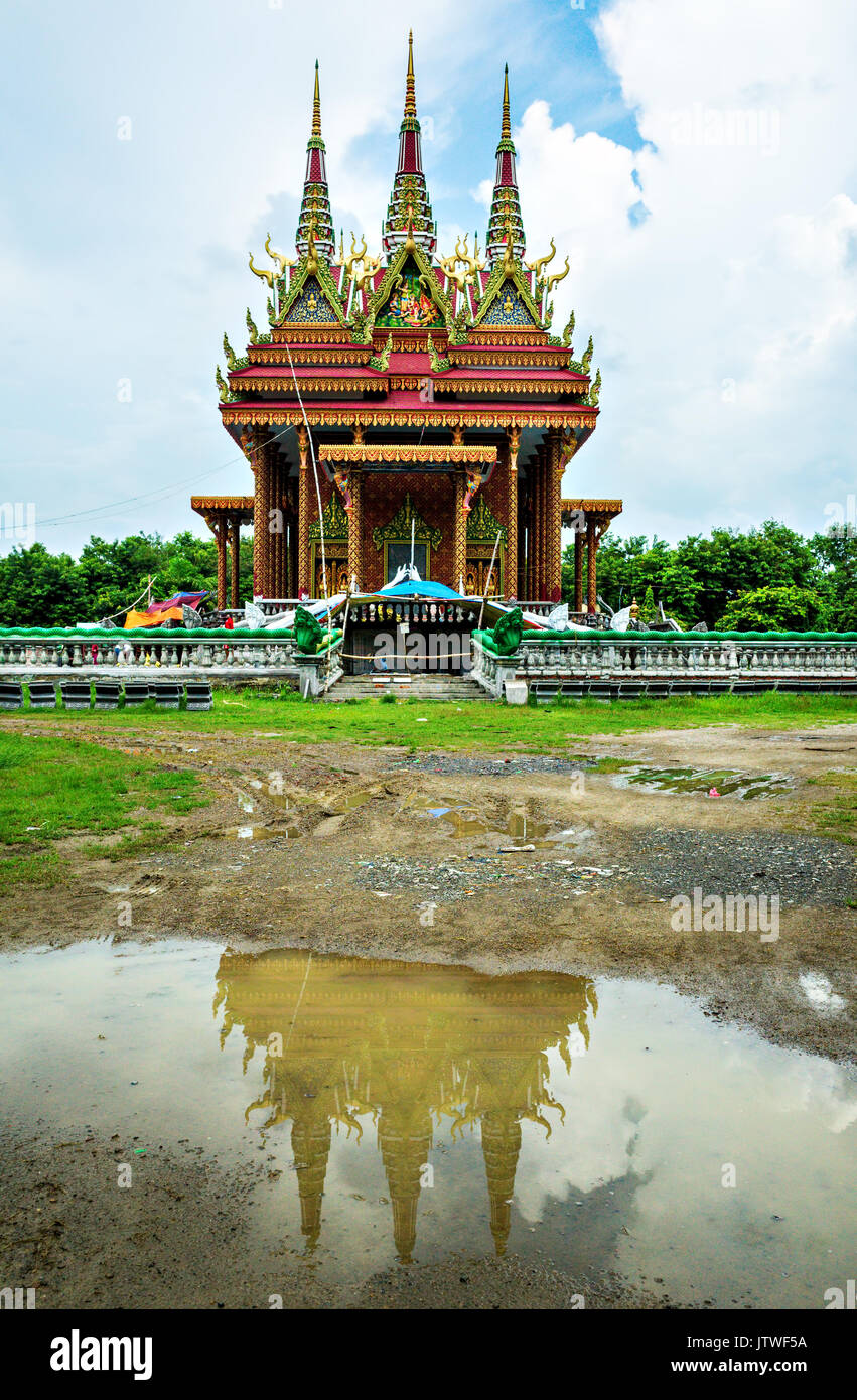 Buddhist monastery built by Combodia under reconstruction, Lumbini ...