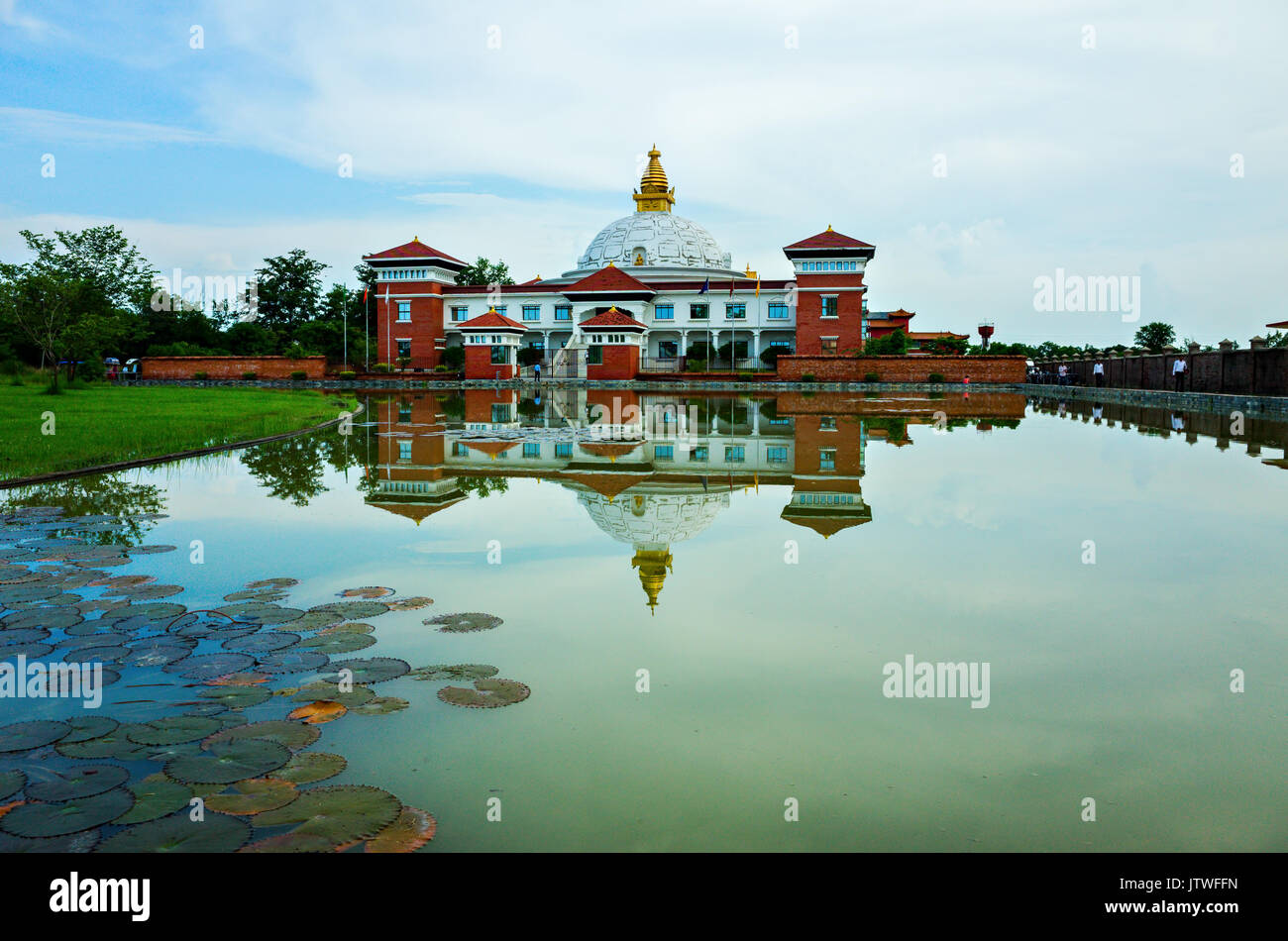 Lumbini nepal temple hi-res stock photography and images - Alamy