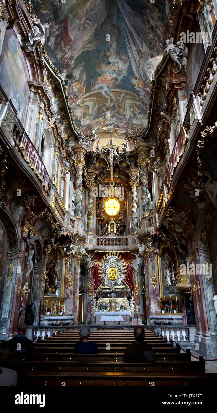 Munich asamkirche hi-res stock photography and images - Alamy