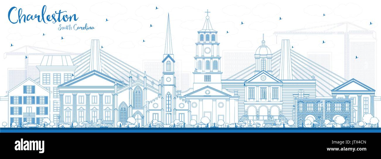 Travel to charleston Stock Vector Images - Alamy