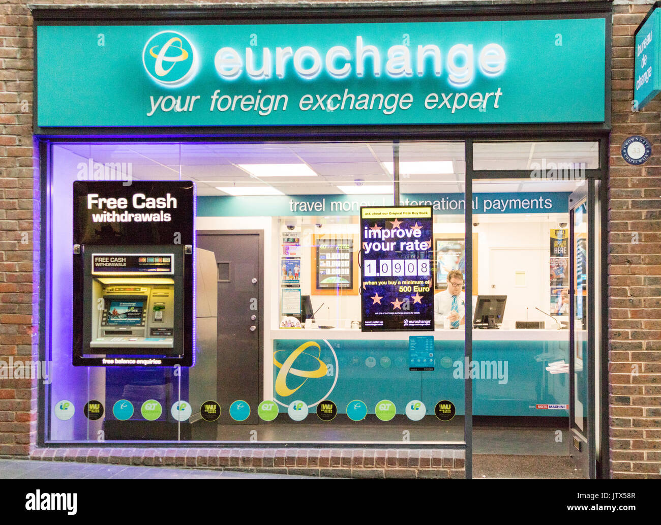 Eurochange hi-res stock photography and images - Alamy