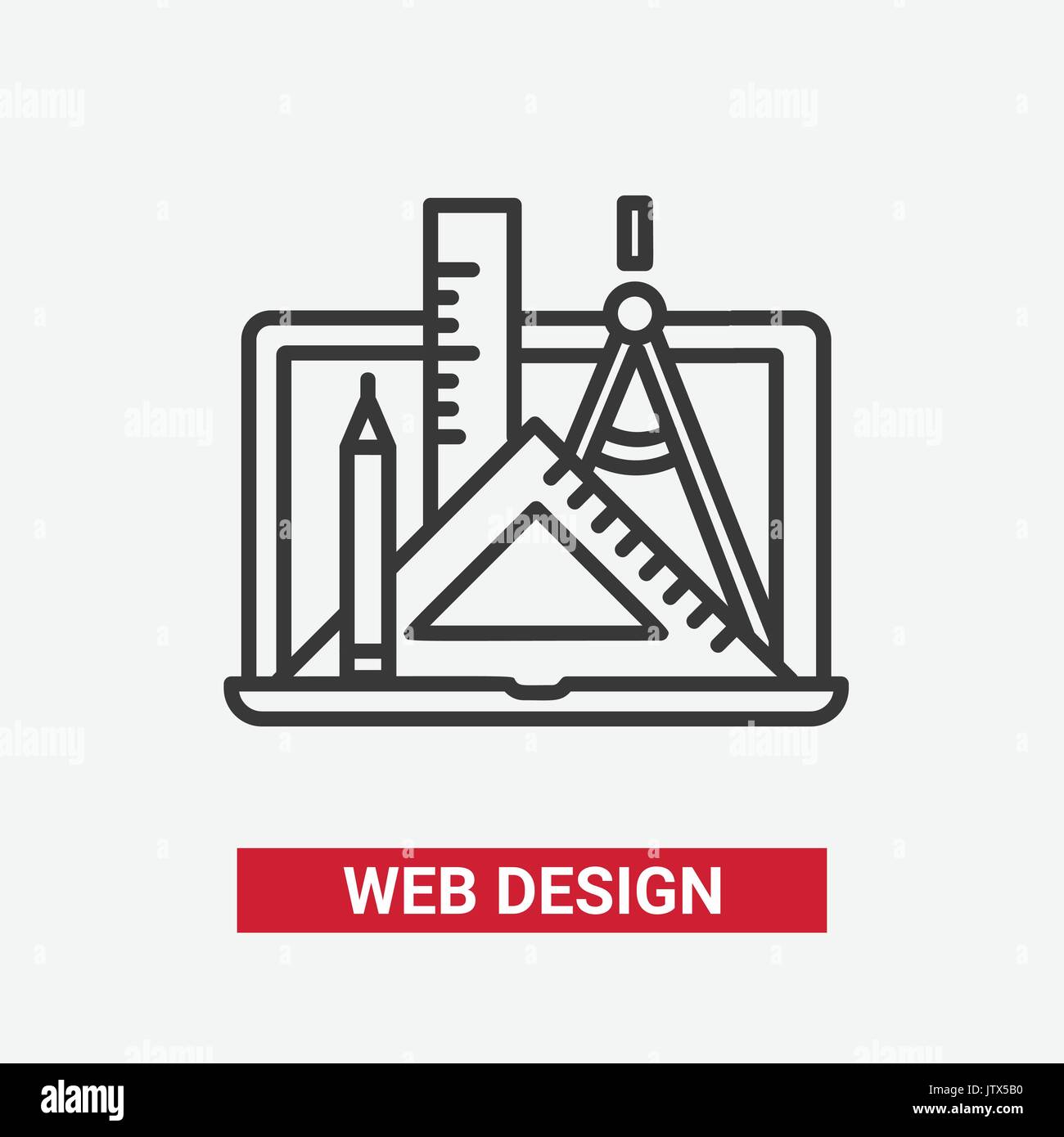 Web design development concept Stock Vector Images - Alamy