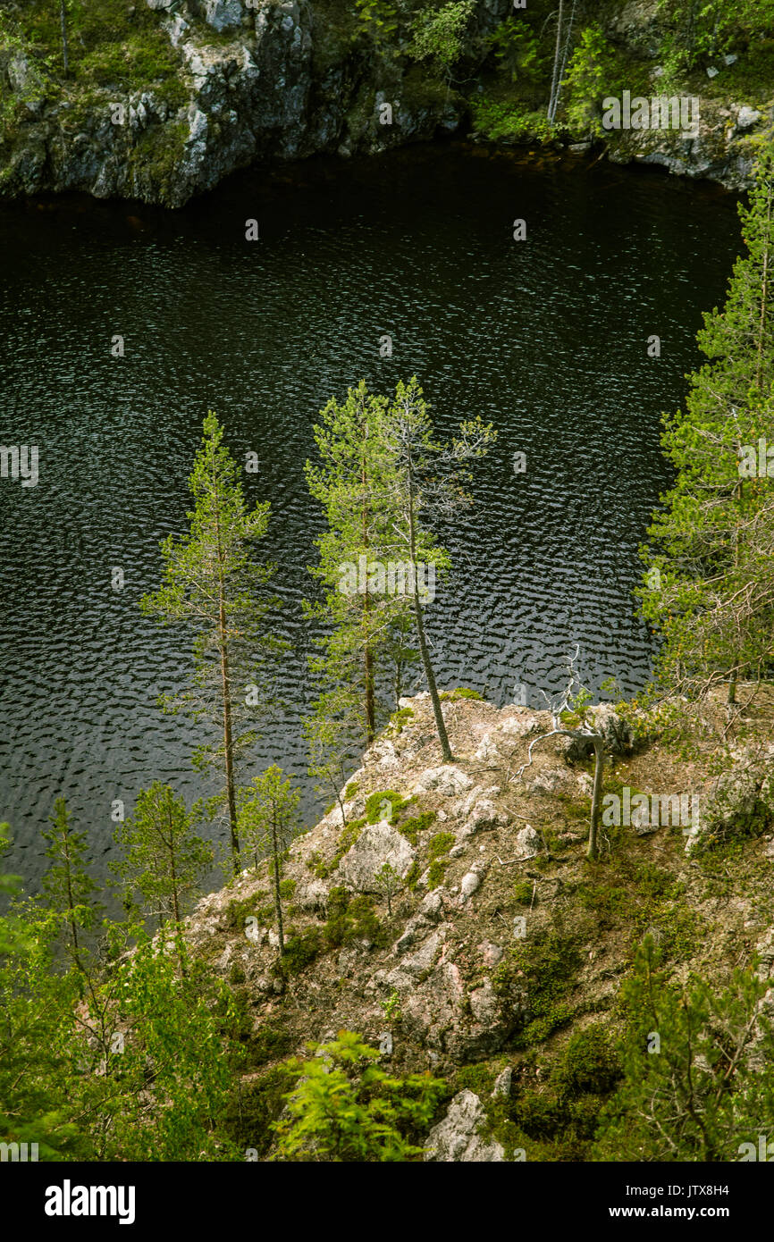 A beautiful lake landscape in Finland Stock Photo - Alamy