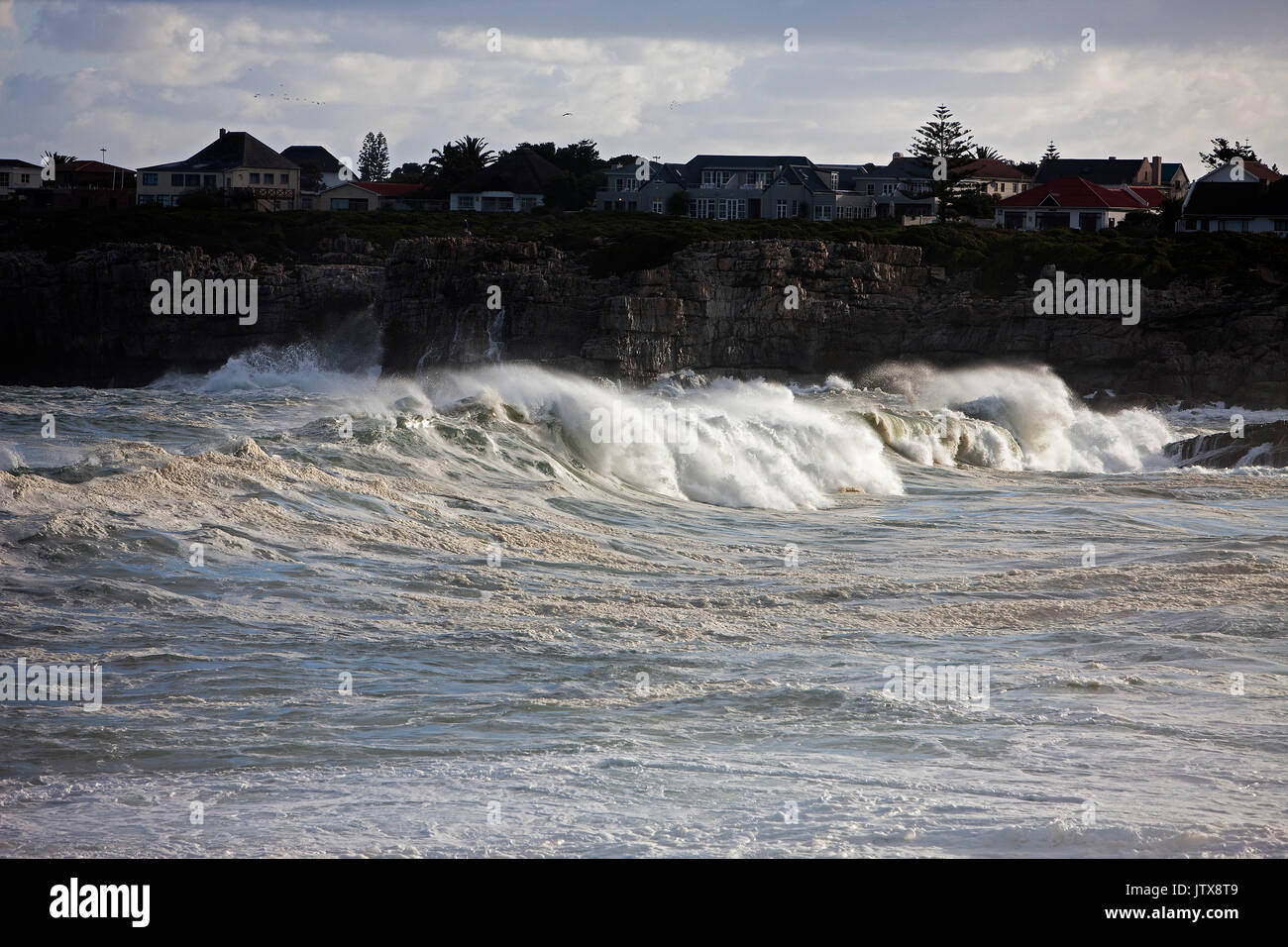 COAST AT HERMANUS IN SOUTH AFRICA, INDIAN OCEAN Stock Photo - Alamy