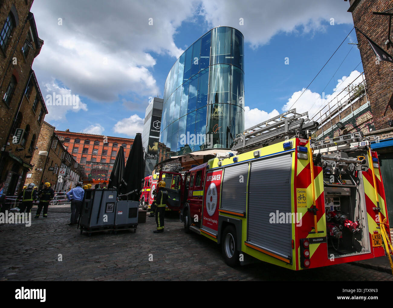 The investigation into the fire at Camden Market fire begins. The fire ...