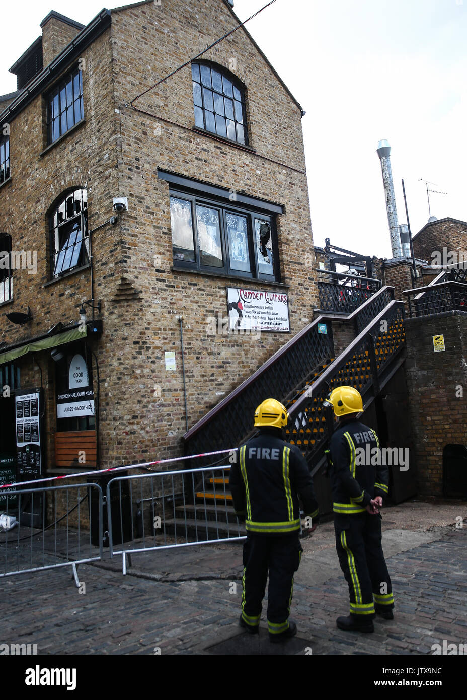 The investigation into the fire at Camden Market fire begins. The fire ...