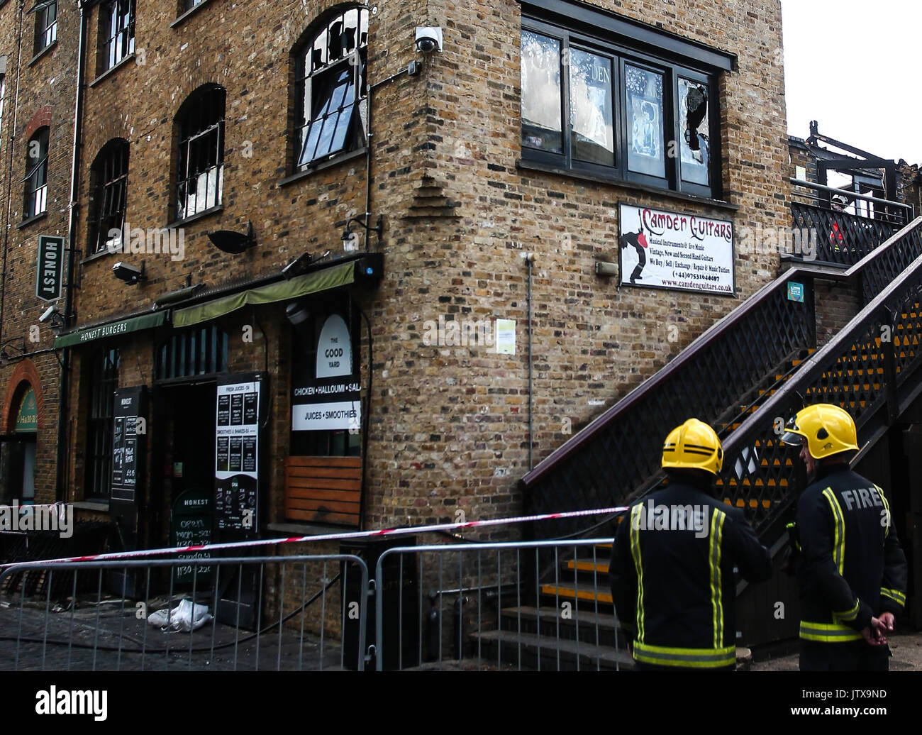 The investigation into the fire at Camden Market fire begins. The fire ...