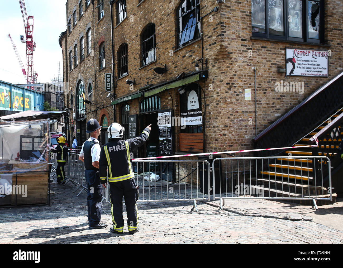 The investigation into the fire at Camden Market fire begins. The fire ...