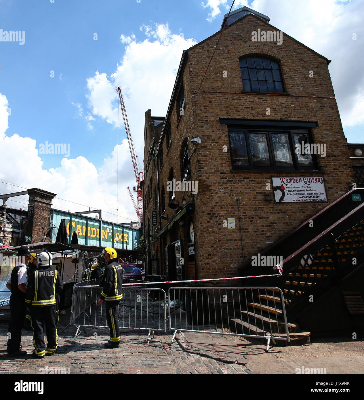The investigation into the fire at Camden Market fire begins. The fire ...