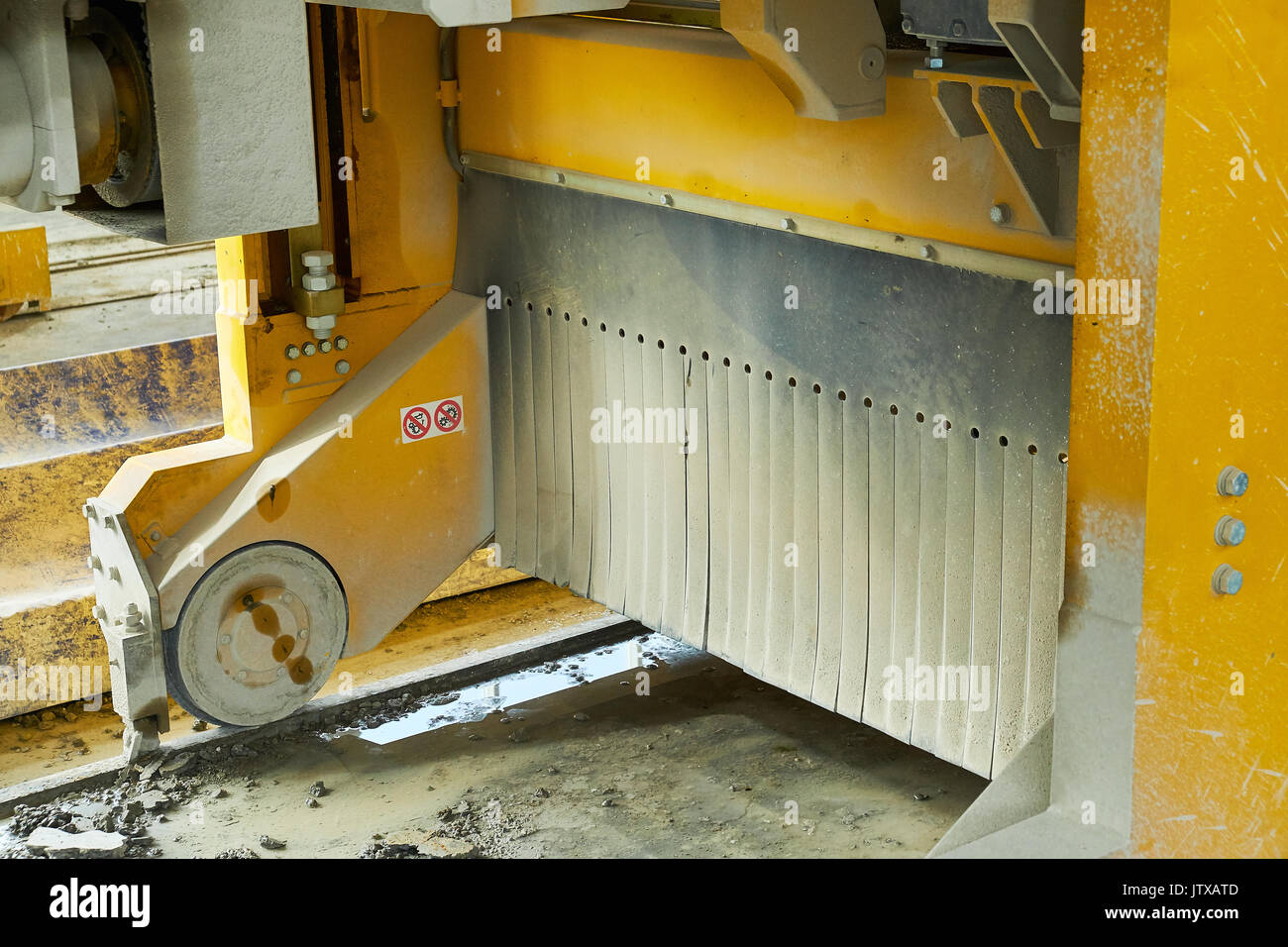 Manufacturing concrete slabs. reinforced concrete production Stock ...