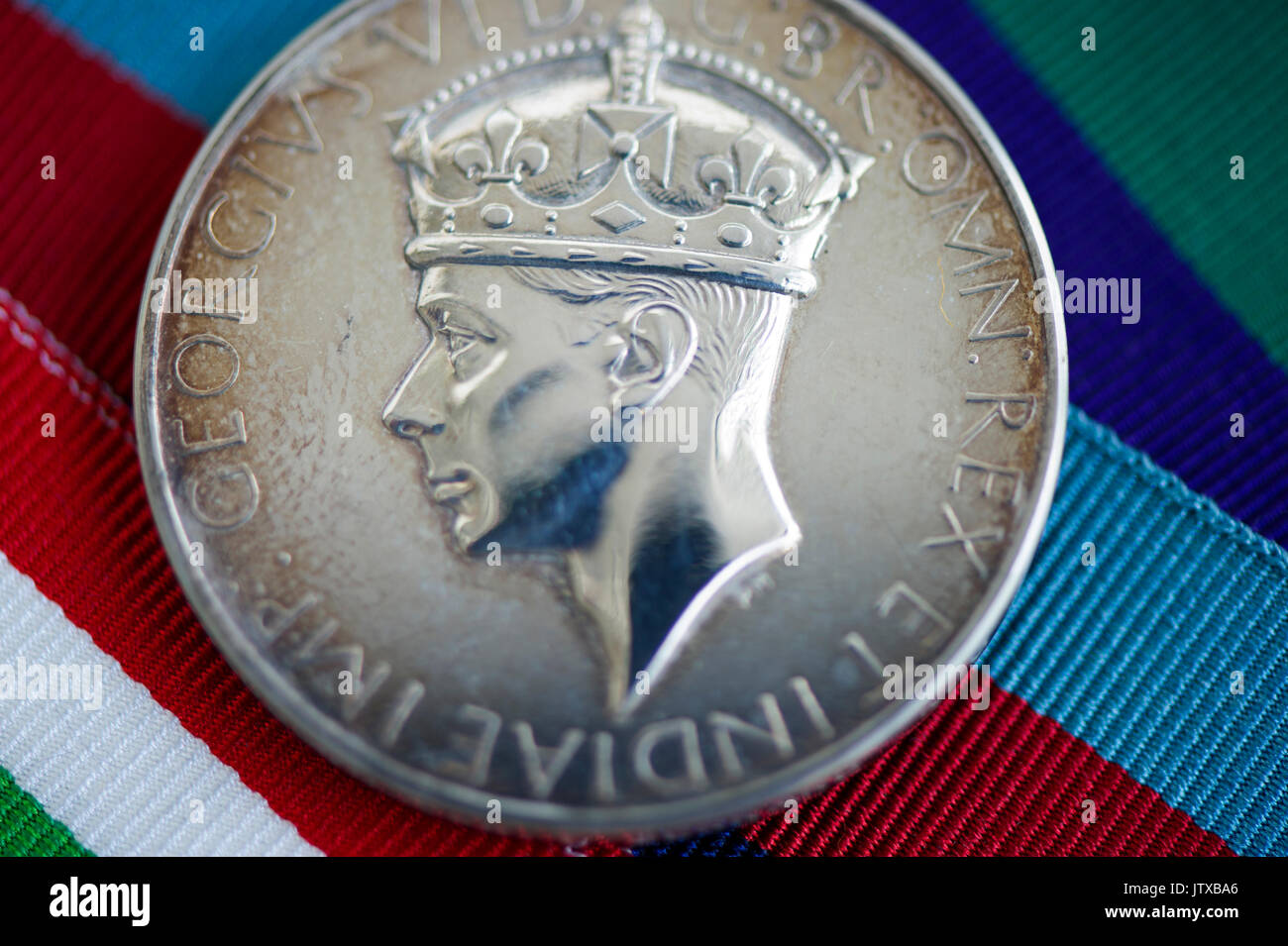 World war two medals and ribbons hi-res stock photography and images - Alamy
