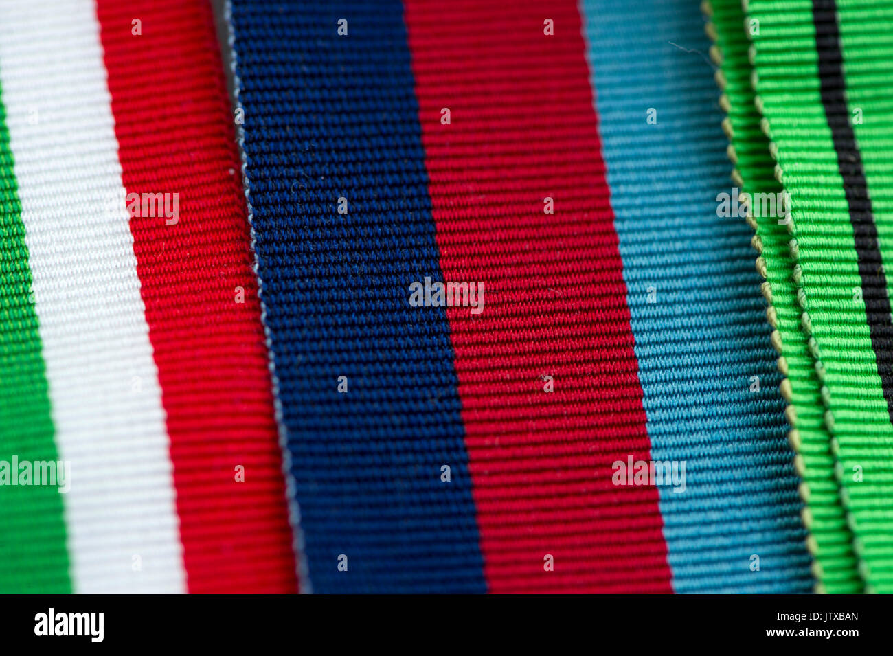 War Medal Ribbons Stock Photo - Alamy