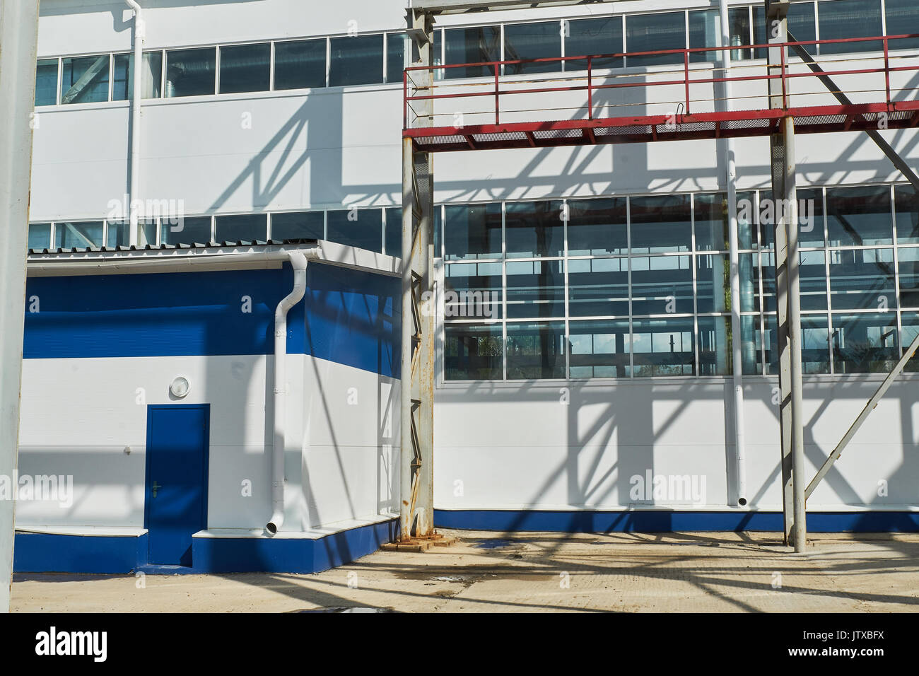 Manufacturing concrete slabs. reinforced concrete production Stock ...