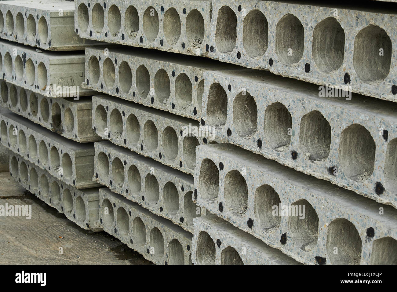 Manufacturing concrete slabs. reinforced concrete production Stock ...