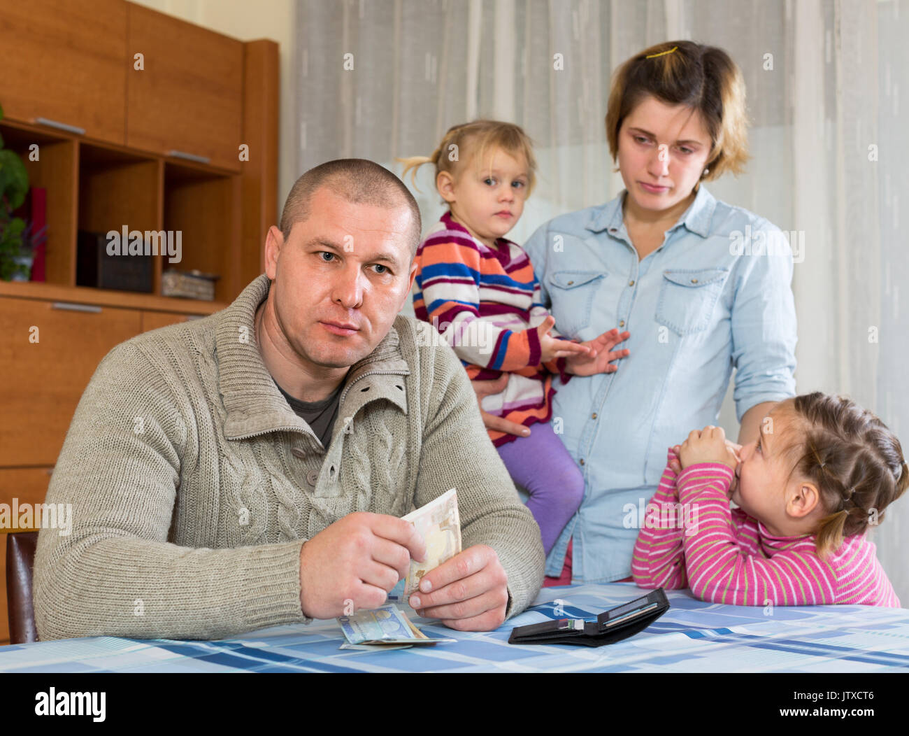 Adult children money problems hi-res stock photography and images - Alamy