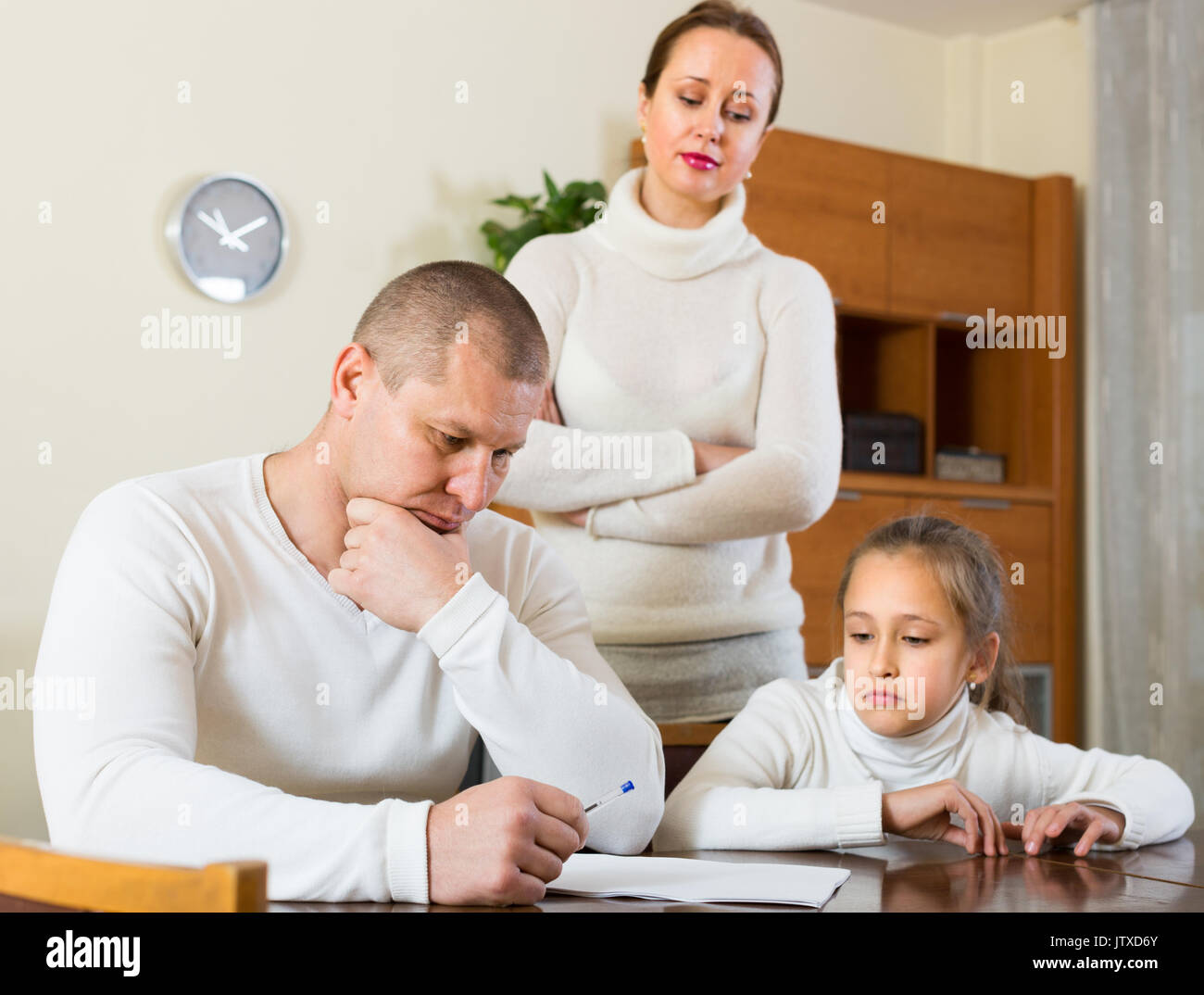 Family financial problems hi-res stock photography and images - Alamy