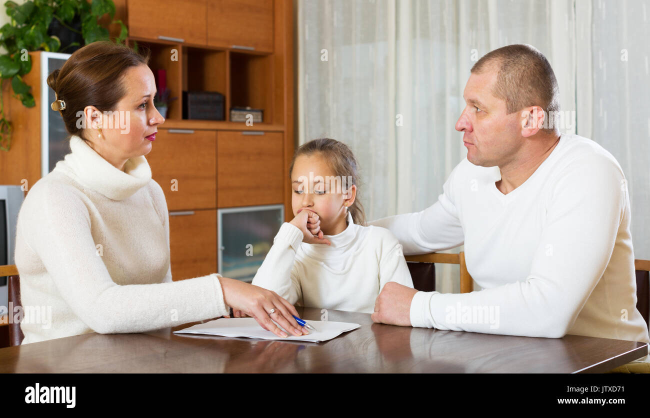 The sad family hi-res stock photography and images - Alamy