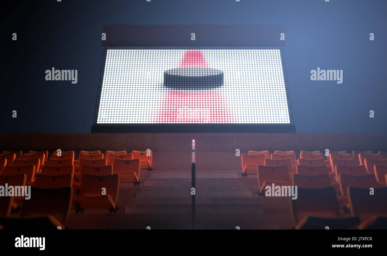 Illuminated stadium big screen hi-res stock photography and images - Alamy