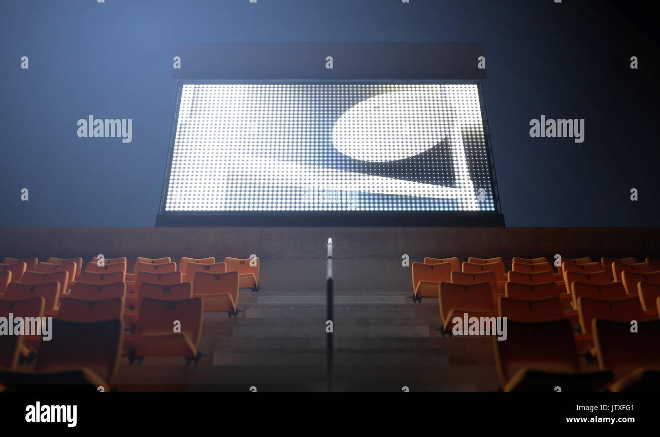 Empty seats in rugby stadium hi-res stock photography and images - Alamy