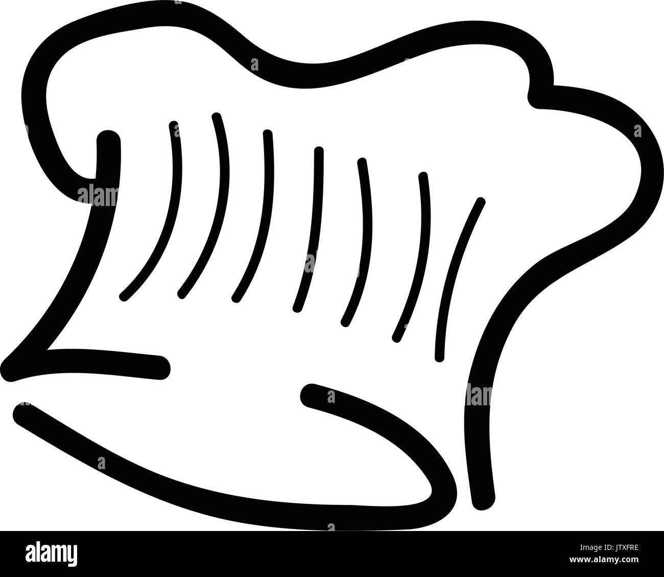 Isolated toque outline Stock Vector Image & Art - Alamy