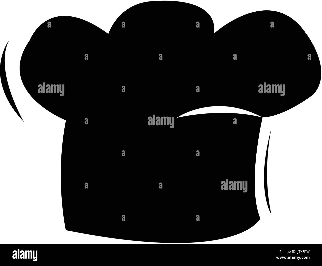 Isolated toque silhouette Stock Vector Image & Art - Alamy