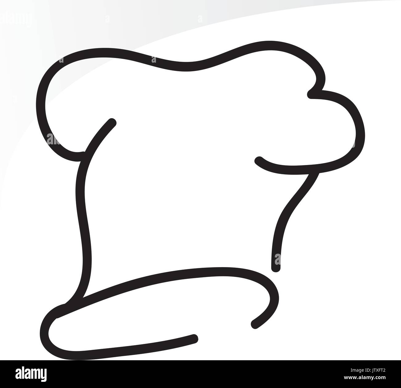 Isolated toque outline Stock Vector Image & Art - Alamy