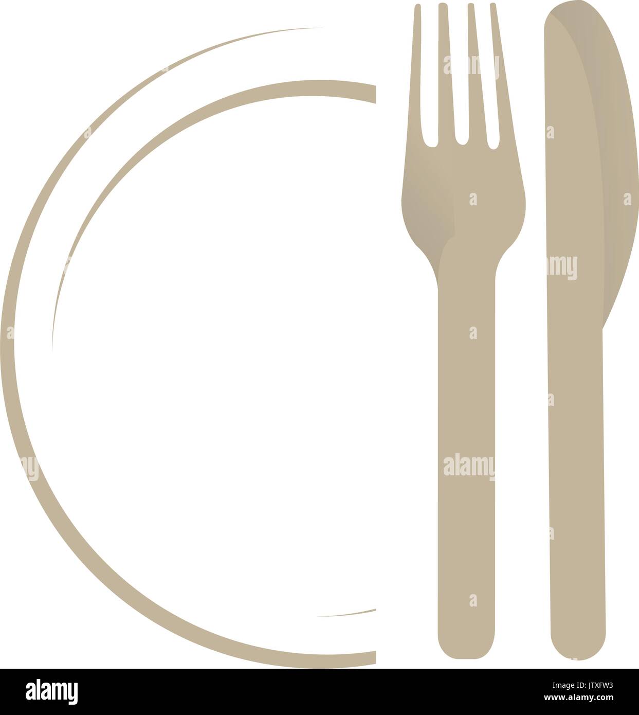 Blank fork Stock Vector Images - Alamy