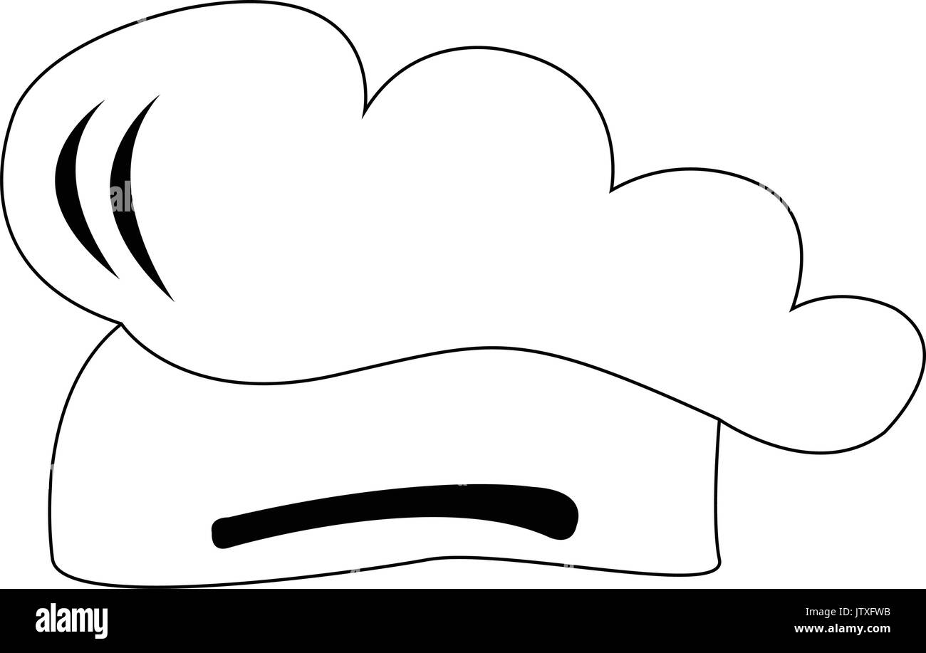 Isolated toque outline Stock Vector Image & Art - Alamy