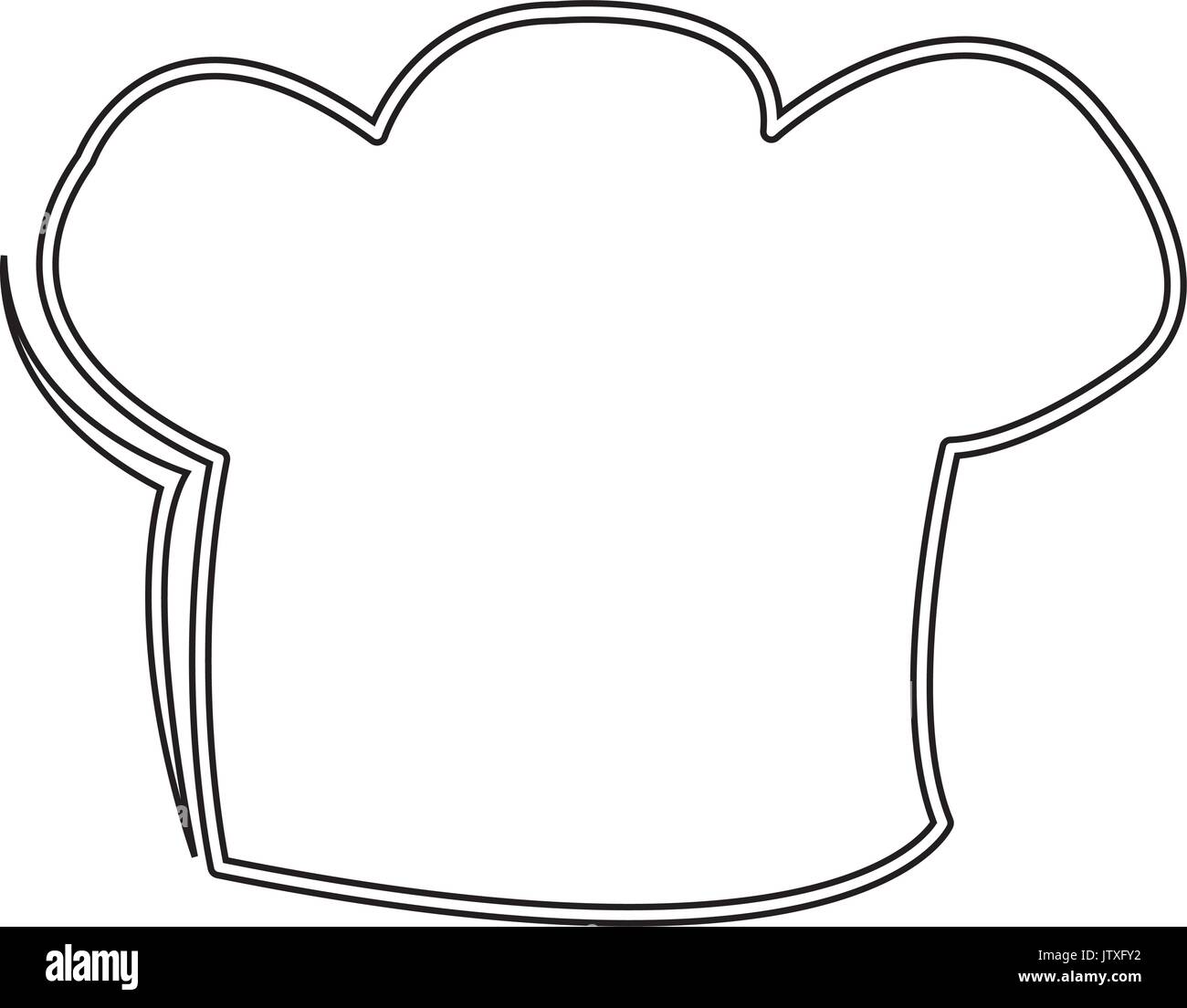Isolated toque outline Stock Vector Image & Art - Alamy