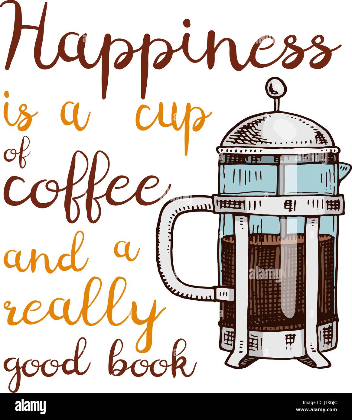 Really good coffee Stock Vector Images - Alamy