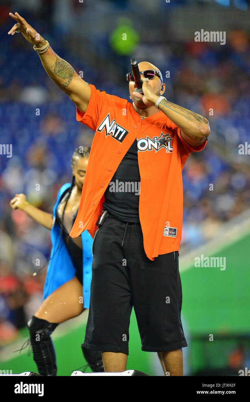 The All-Star and Legends Celebrity Softball Game at Marlins Park in ...