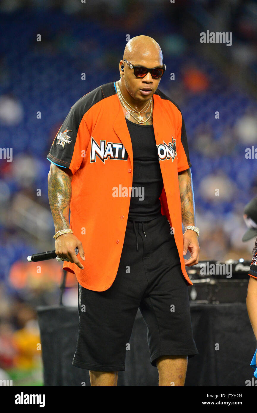 The All-Star and Legends Celebrity Softball Game at Marlins Park in ...