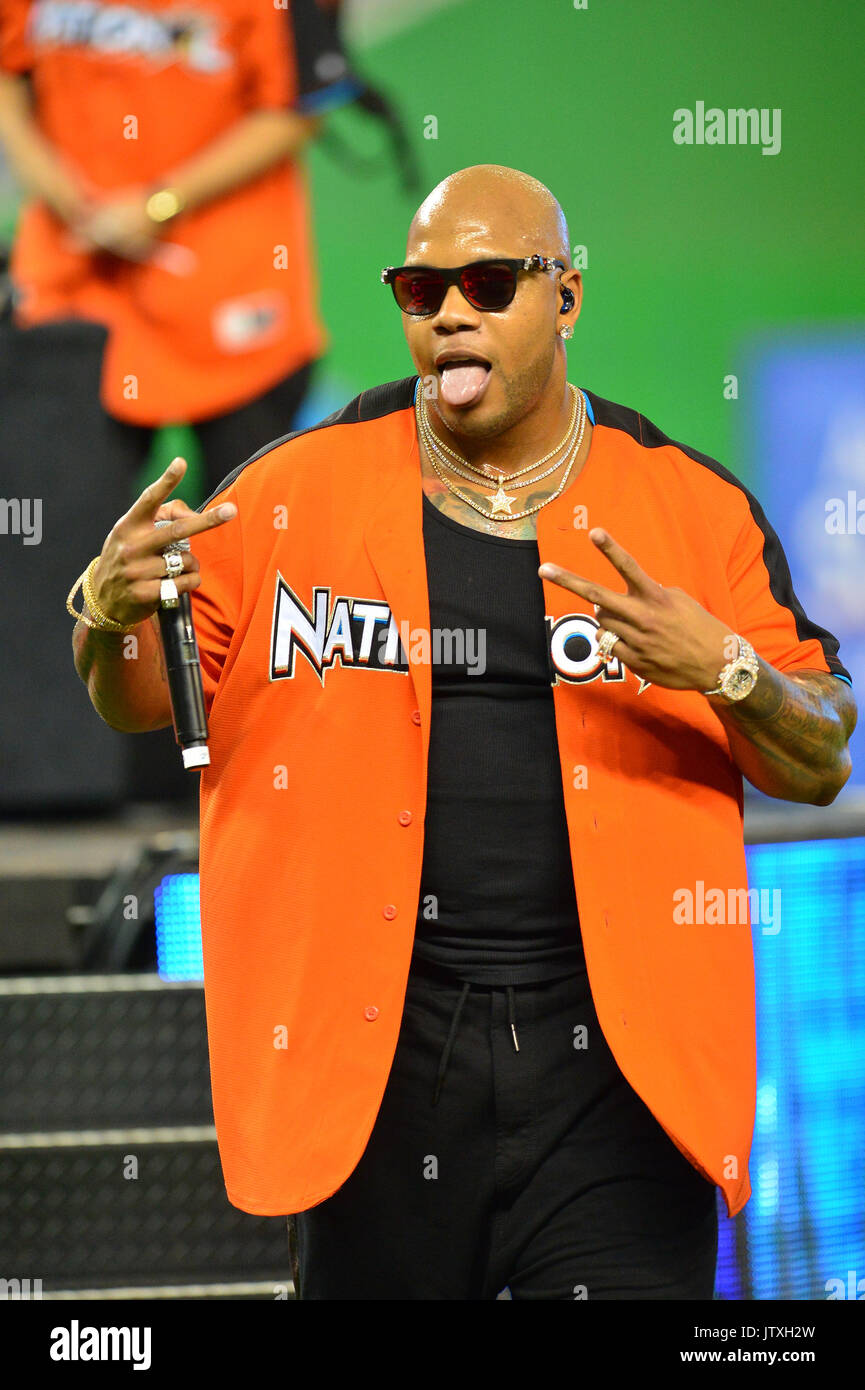 The All-Star and Legends Celebrity Softball Game at Marlins Park in ...