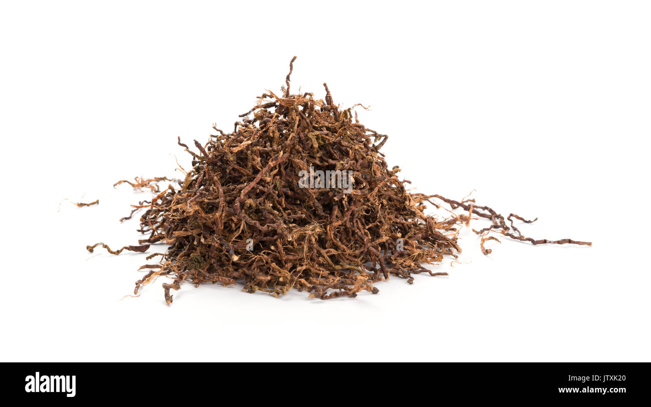 tea stalk on a white background Stock Photo - Alamy