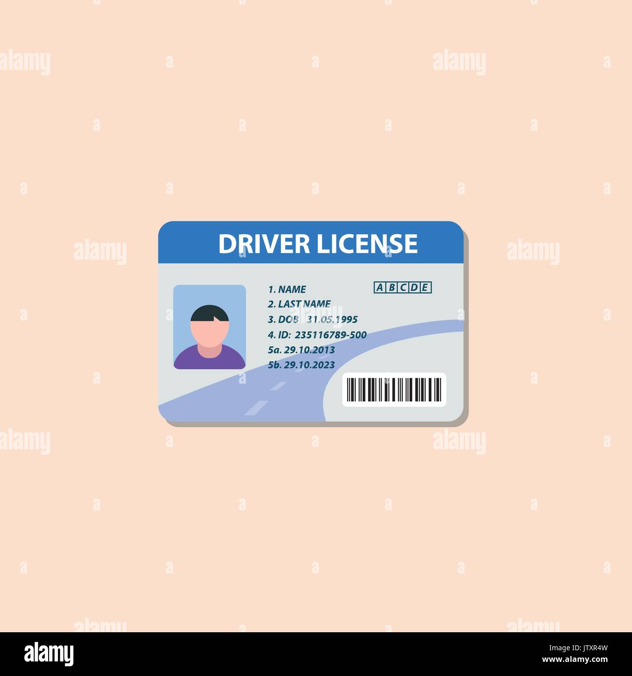 Drivers License Clipart