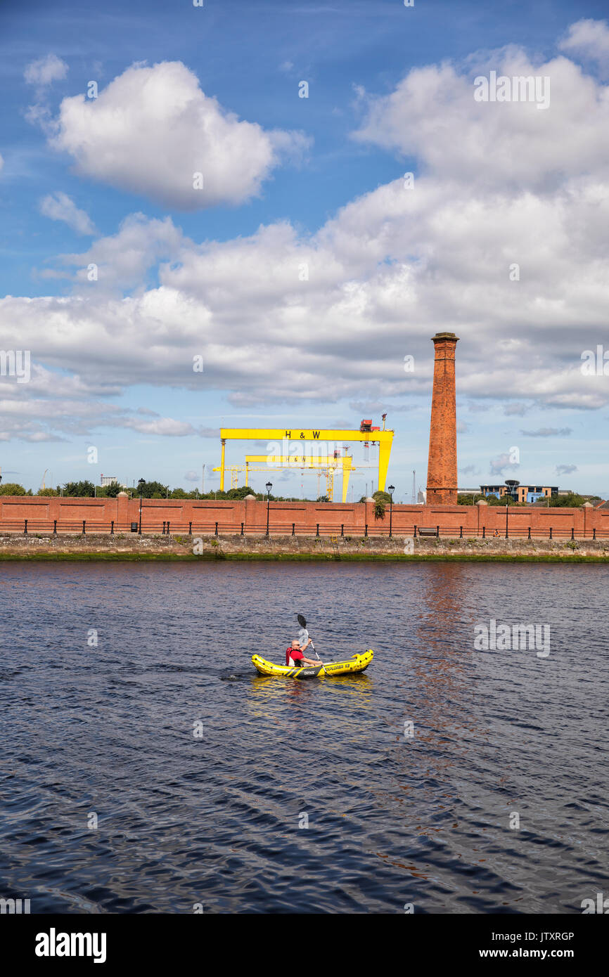 Belfast shipyard cranes hi-res stock photography and images - Alamy