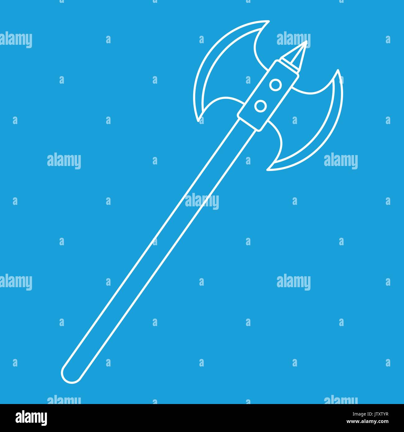Poleaxe icon, outline style Stock Vector Image & Art - Alamy