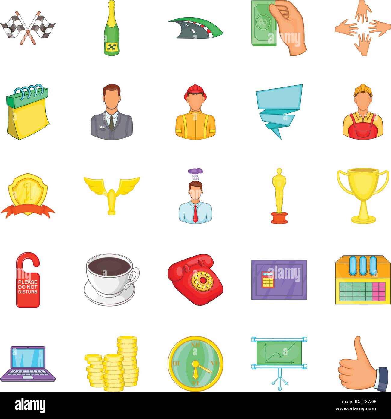 Governance icons set, cartoon style Stock Vector Image & Art - Alamy