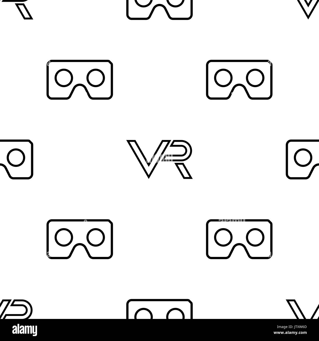 Vr face Stock Vector Images - Alamy