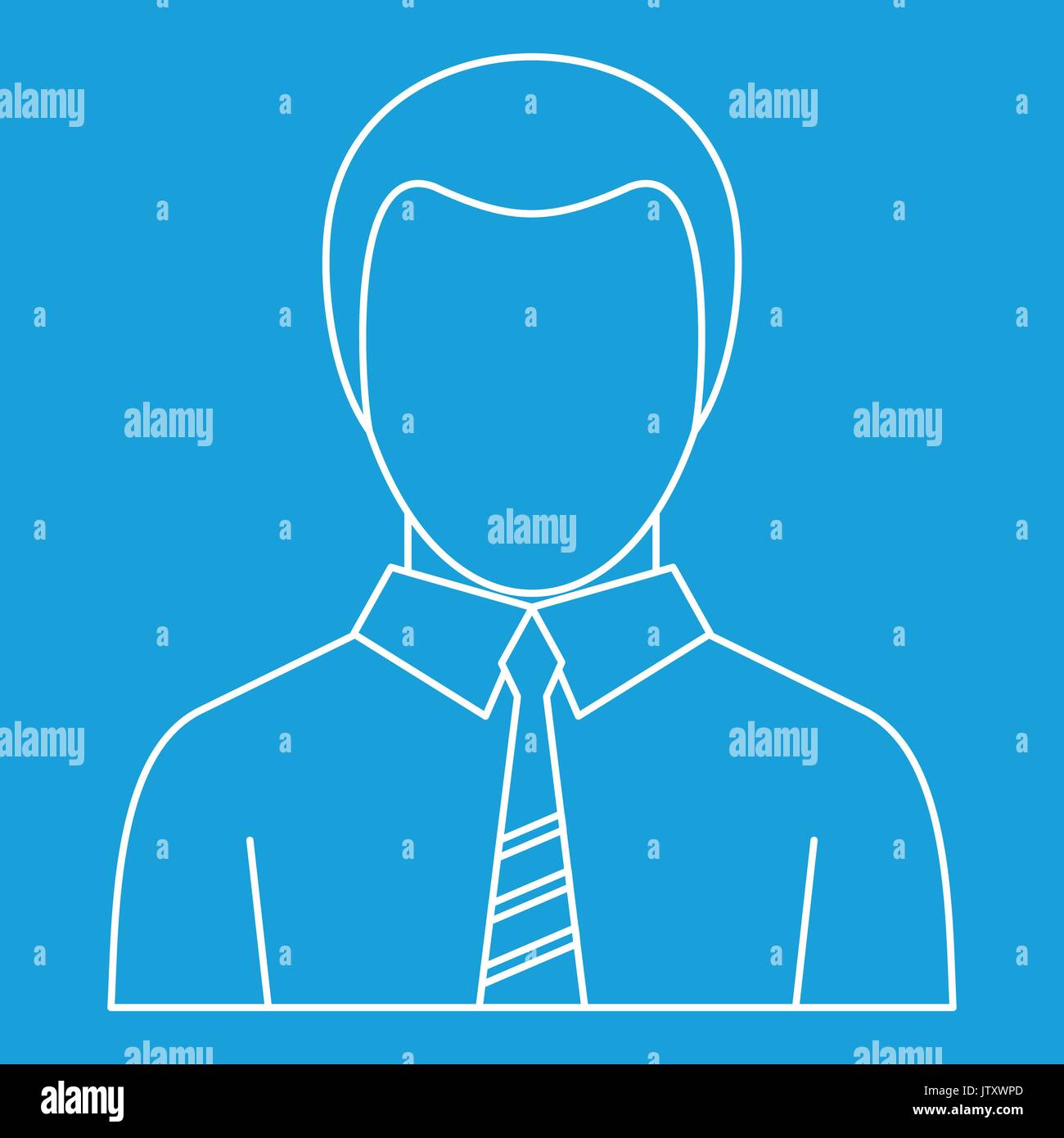 Office man avatar icon, outline style Stock Vector Image & Art - Alamy