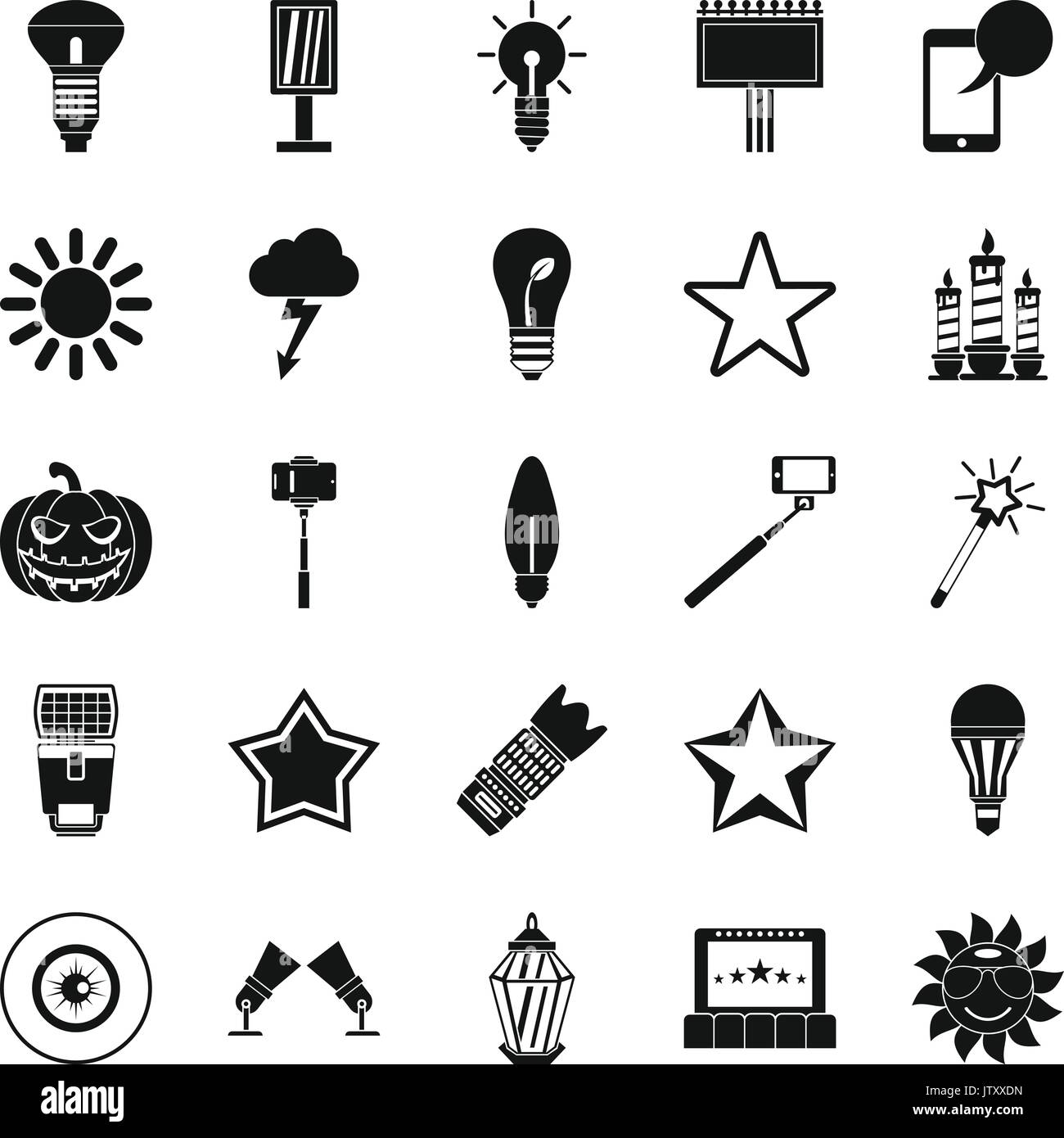 Explosion icons set, simple style Stock Vector Image & Art - Alamy