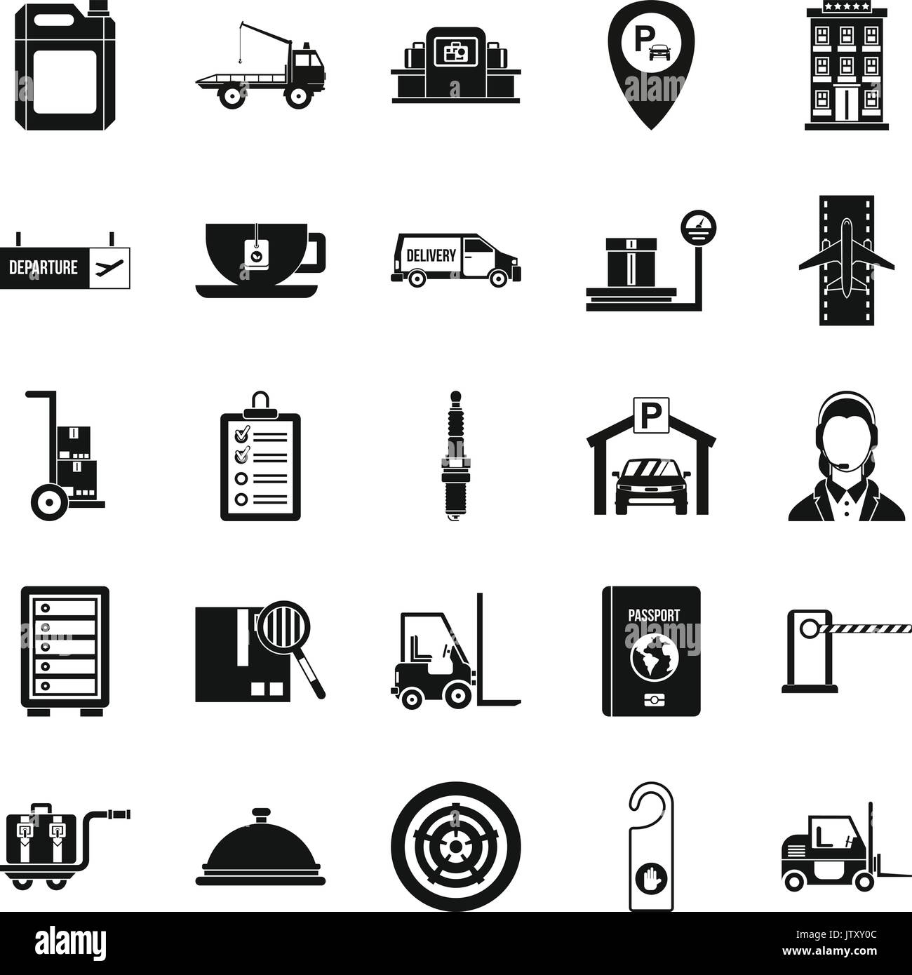Loader icons set, simple style Stock Vector Image & Art - Alamy