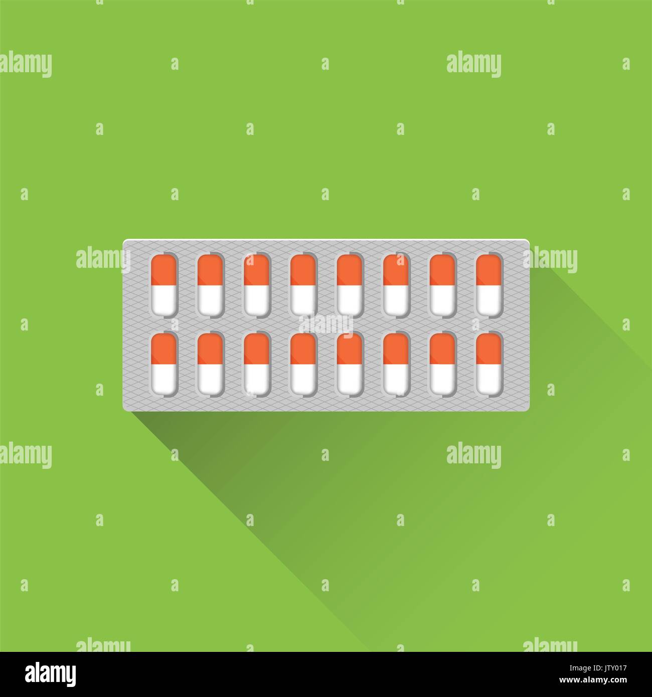Pill icon. Flat design. Vector illustration Stock Vector Image & Art ...