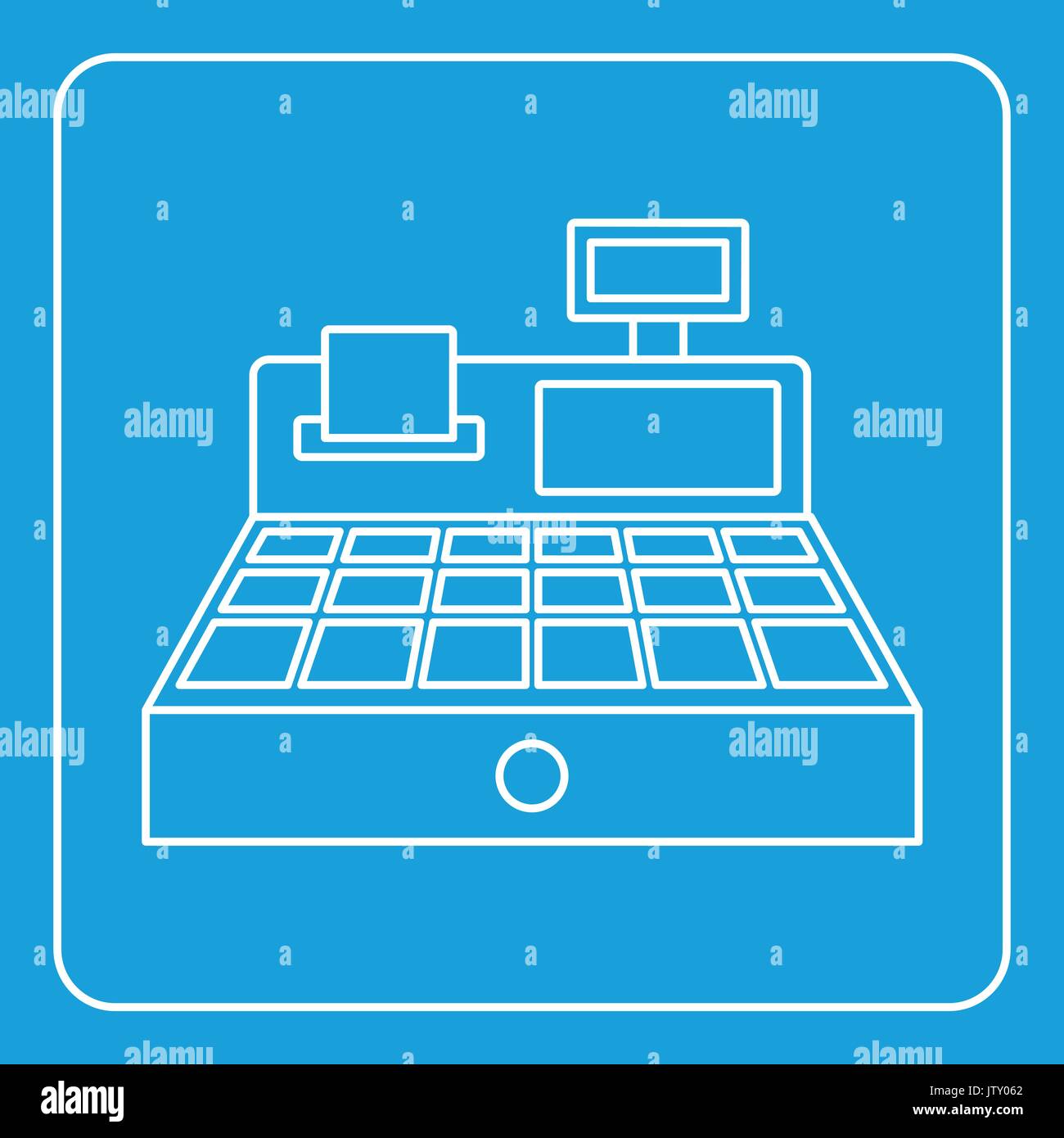 Sale cash register icon outline Stock Vector Image & Art - Alamy