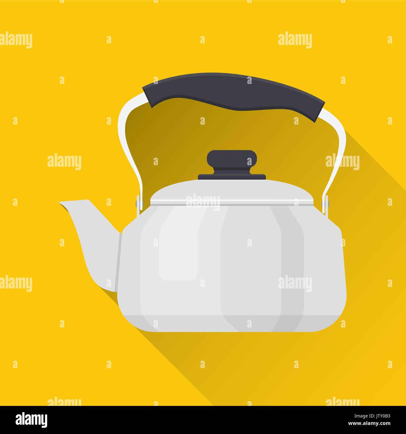 Kettle boiling water Stock Vector Images - Alamy