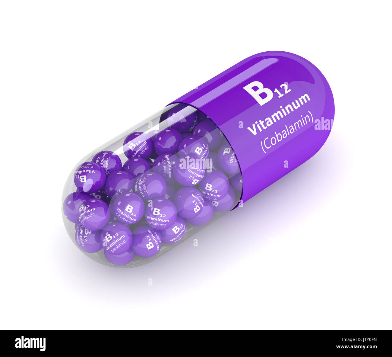 Vitamin b12 capsule hi-res stock photography and images - Alamy