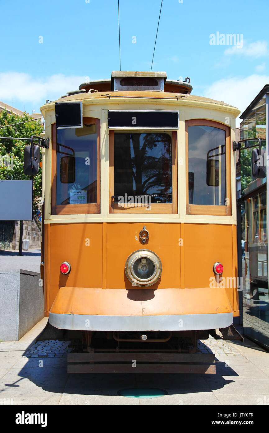 Old fashioned retro vintage tram hi-res stock photography and images ...