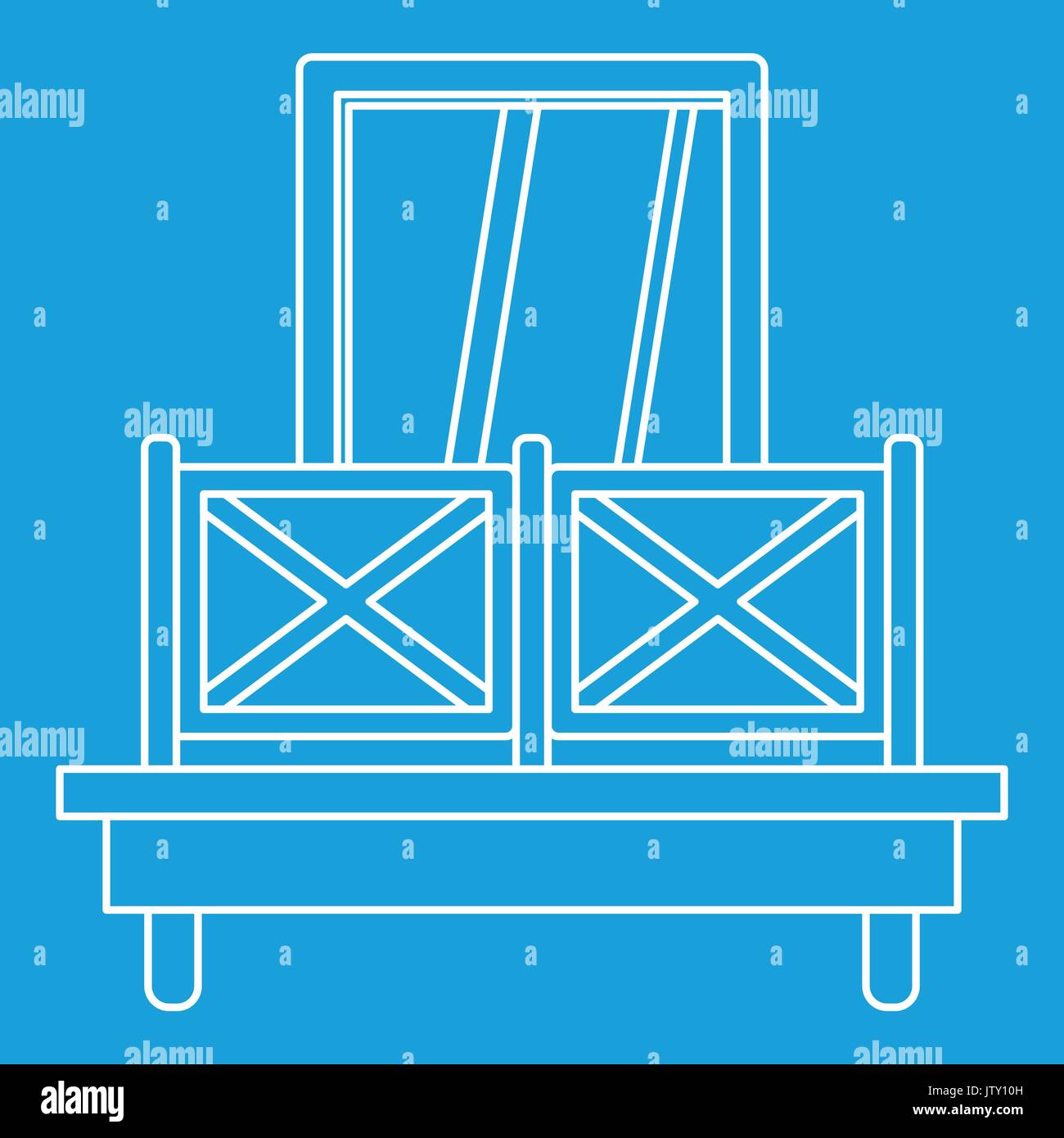Architecture balcony building construction detail Stock Vector Images ...